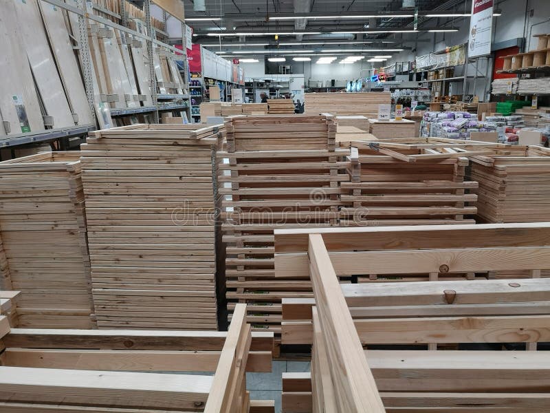 Diy Store Selling Wood and Boards Editorial Stock Image - Image of ...