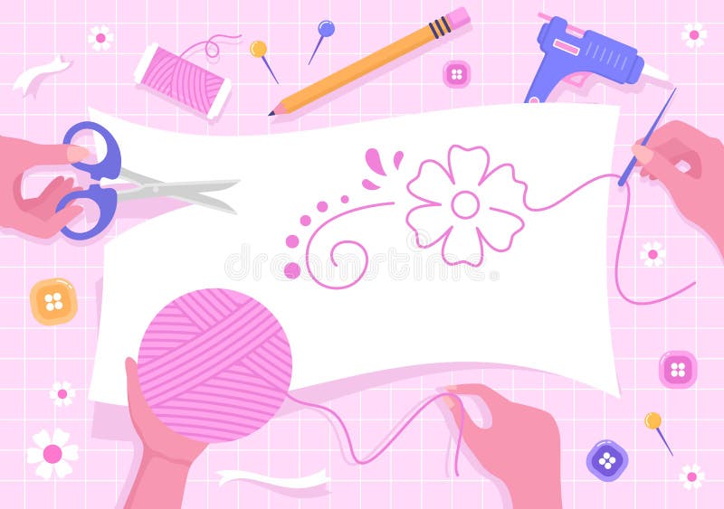 DIY Tools Do it Yourself Background Illustration for Home Renovation ...