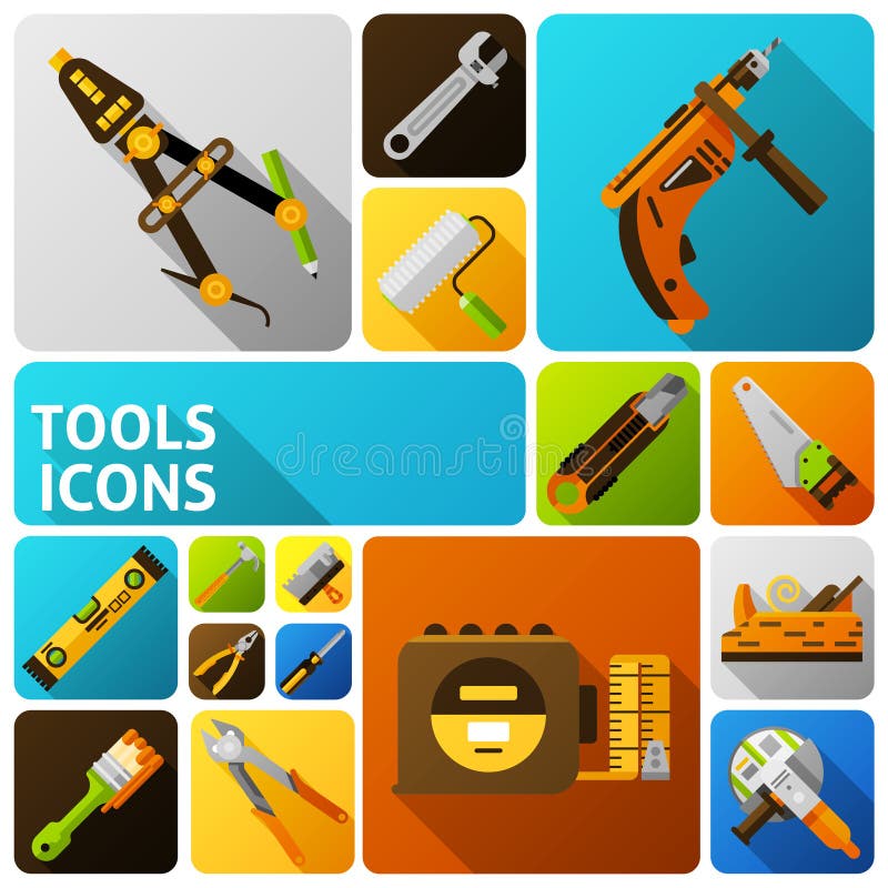Diy Tools Icons stock vector. Illustration of repair - 60441334