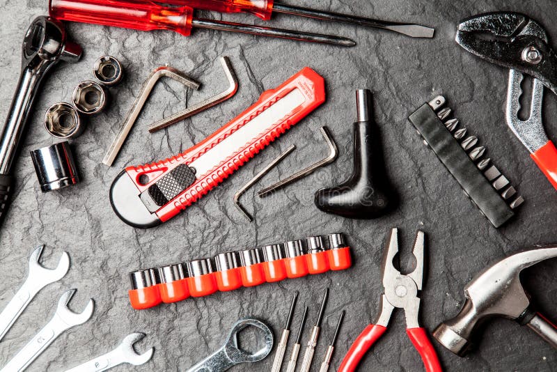 DIY Tools set stock photo. Image of home, steel, equipment - 113789850