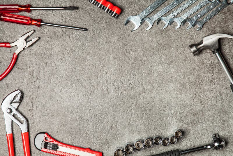 DIY Tools set stock photo. Image of hand, mechanic, manual - 113789566