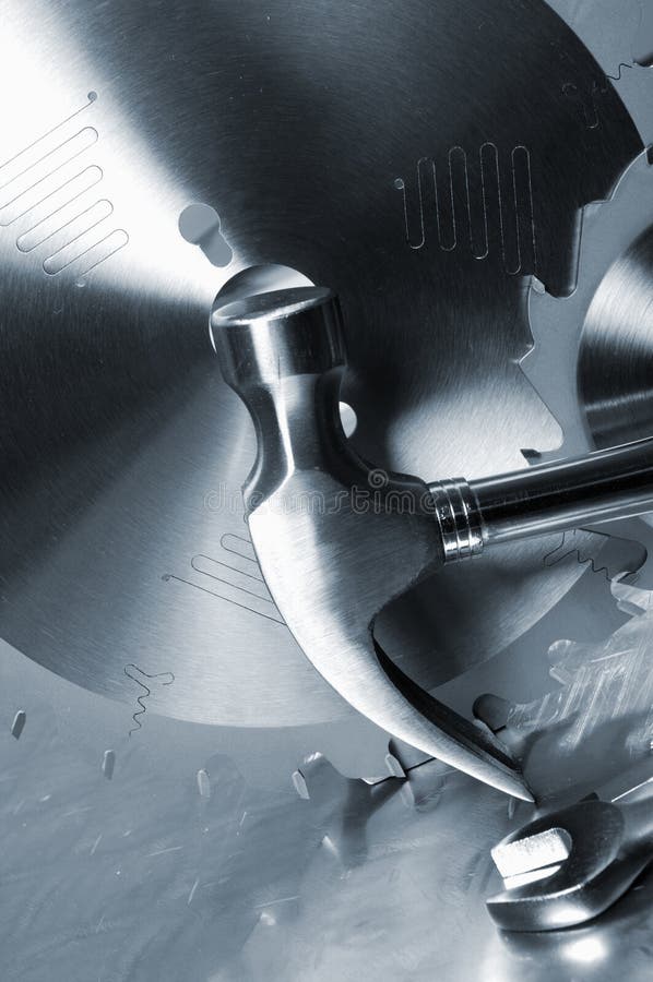 Diy Tools in Stainless-steel Stock Photo - Image of tools, blue: 2416770