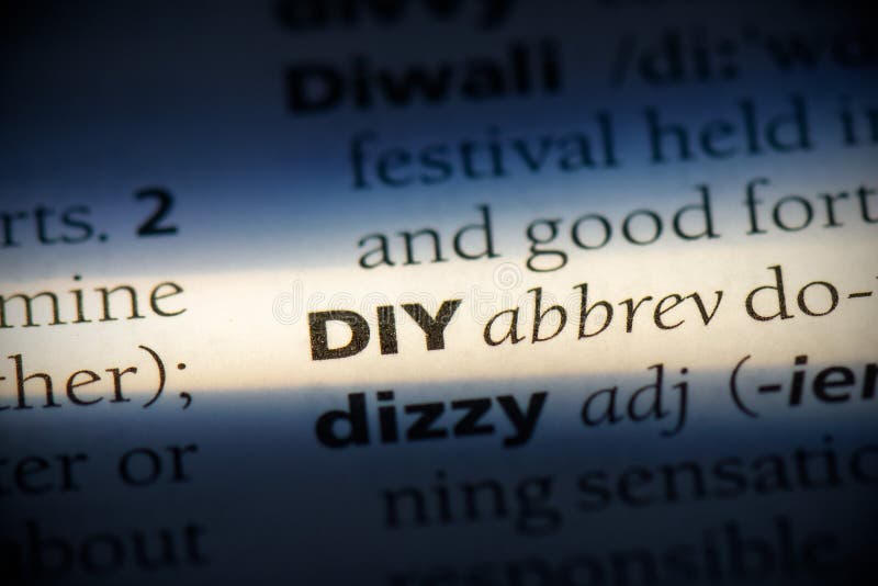 Diy stock image. Image of meaning, language, macro, page - 161393833