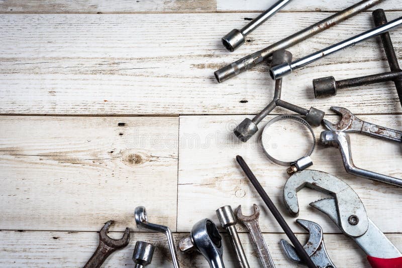 DIY Workbench Top View with Carpentry and Construction Tools, Copy ...