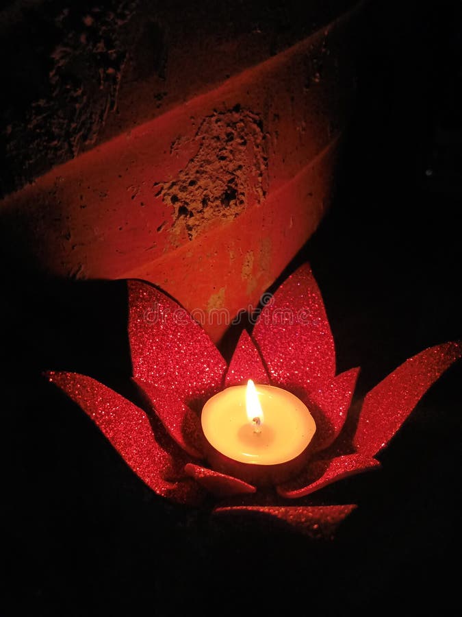 Diya lamp love red stock image. Image of love, blue - 223256957