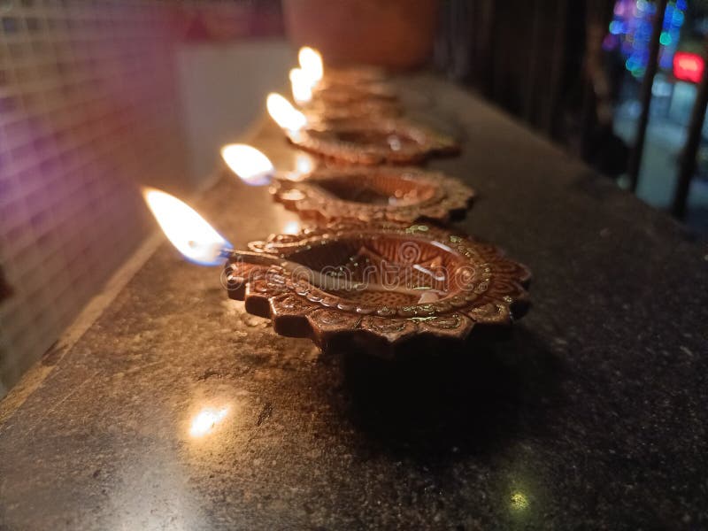 Diya light diwali stock photo. Image of food, flower - 234439264