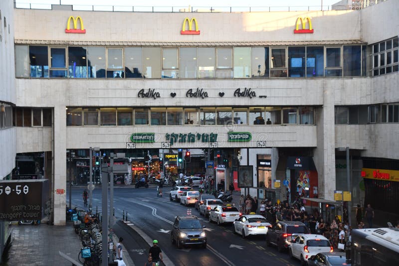 Dizengoff Center in Tel Aviv, Israel Editorial Photo - Image of ...
