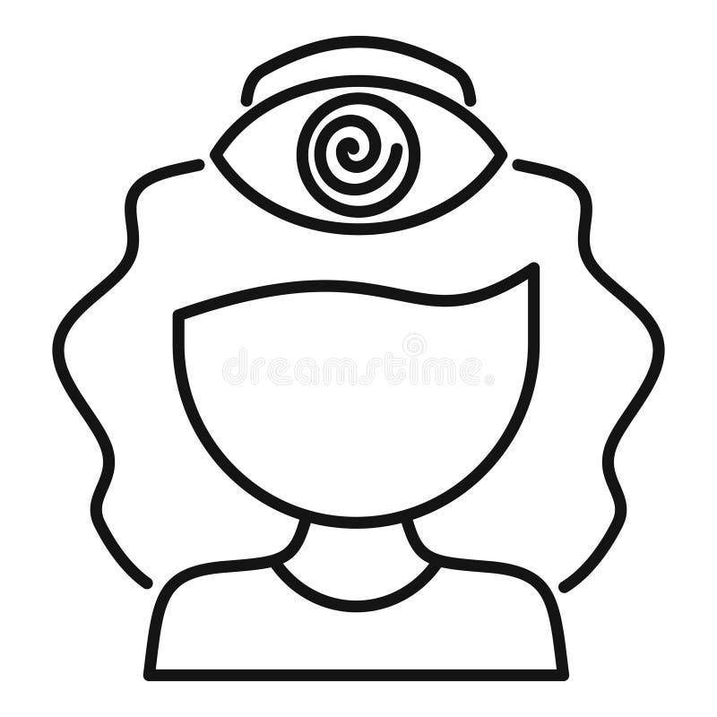 Dizziness Icon Outline Vector. Face Head Dizzy Stock Vector ...