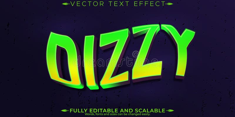 Dizzy Editable Text Effect, Editable Trippy and Psychedelic Text Style ...