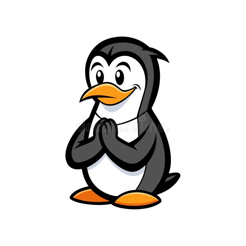 Dizzy Penguin Acting with Flair Stock Image - Illustration of ...