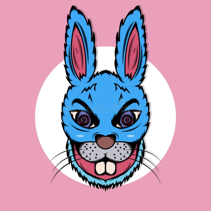 Dizzy Rabbit ilustración del vector. Ilustración de retrato - 41432110