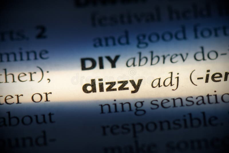 Word Dizzy from Wooden Blocks with Stethoscope Stock Image - Image of ...