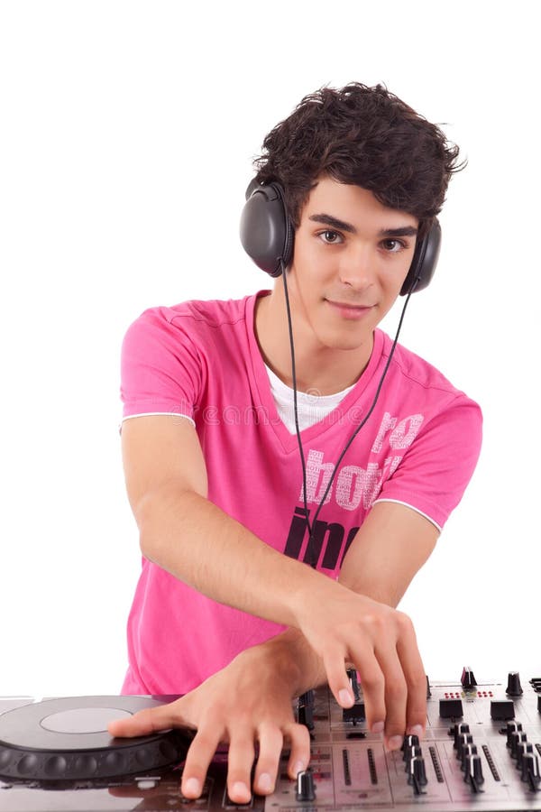 DJ stock photo. Image of musician, disco, handsome, person - 25796160