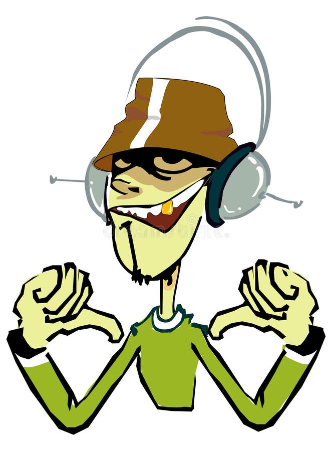 Wacky Looking Dj Stock Illustrations – 6 Wacky Looking Dj Stock ...