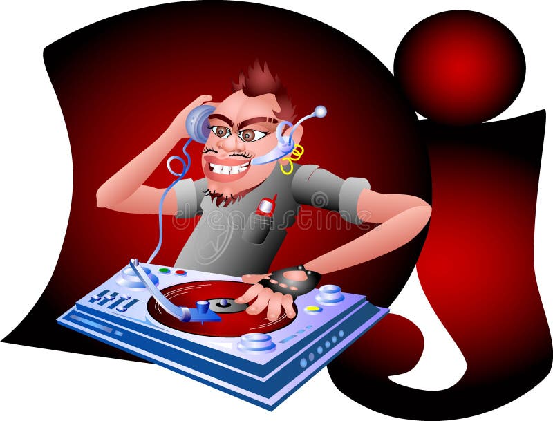Dj objects stock vector. Illustration of entertainment - 9748386