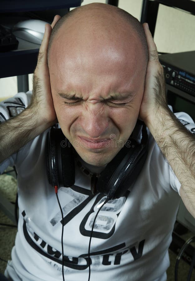Dj stock photo. Image of face, black, headphones, dancing - 6958226