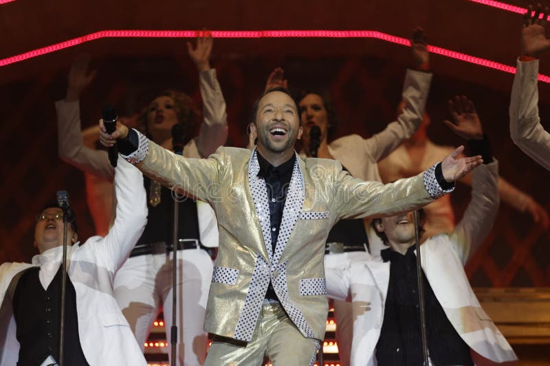 DJ Bobo editorial stock photo. Image of microphon, event - 27619228