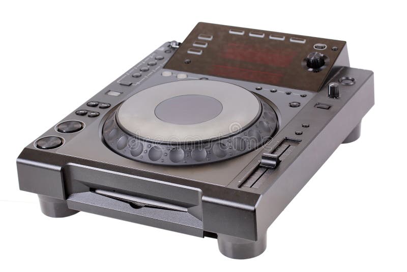 Dj cd player stock image. Image of electronics, player - 19516737