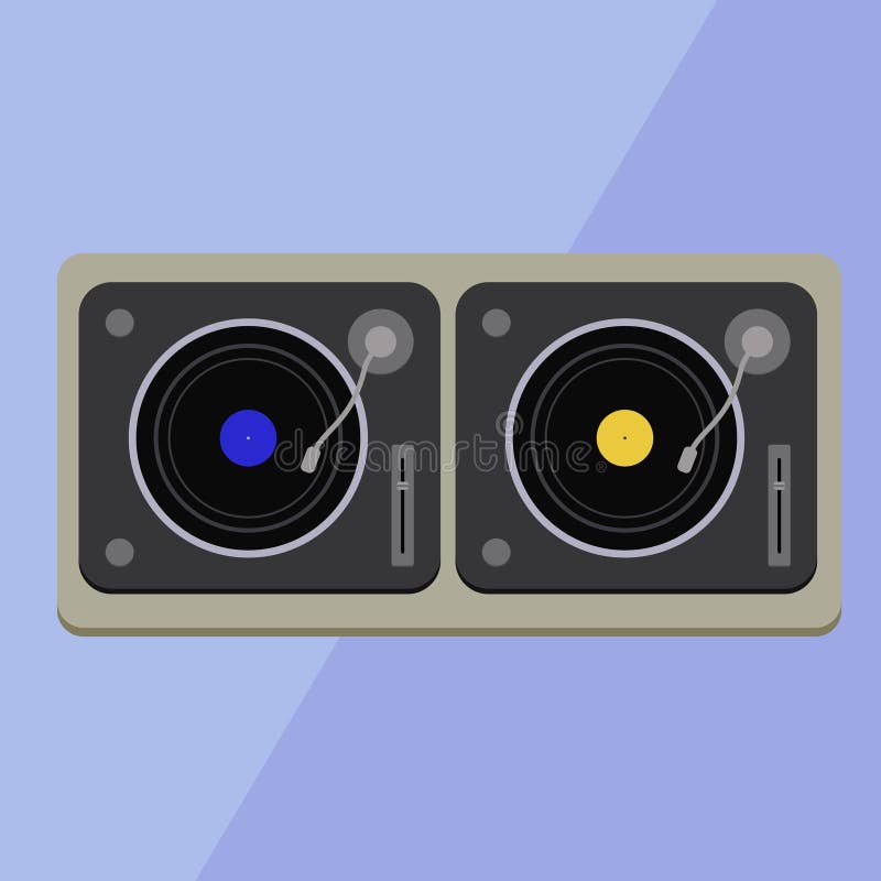 DJ console illustration stock illustration. Illustration of concert ...