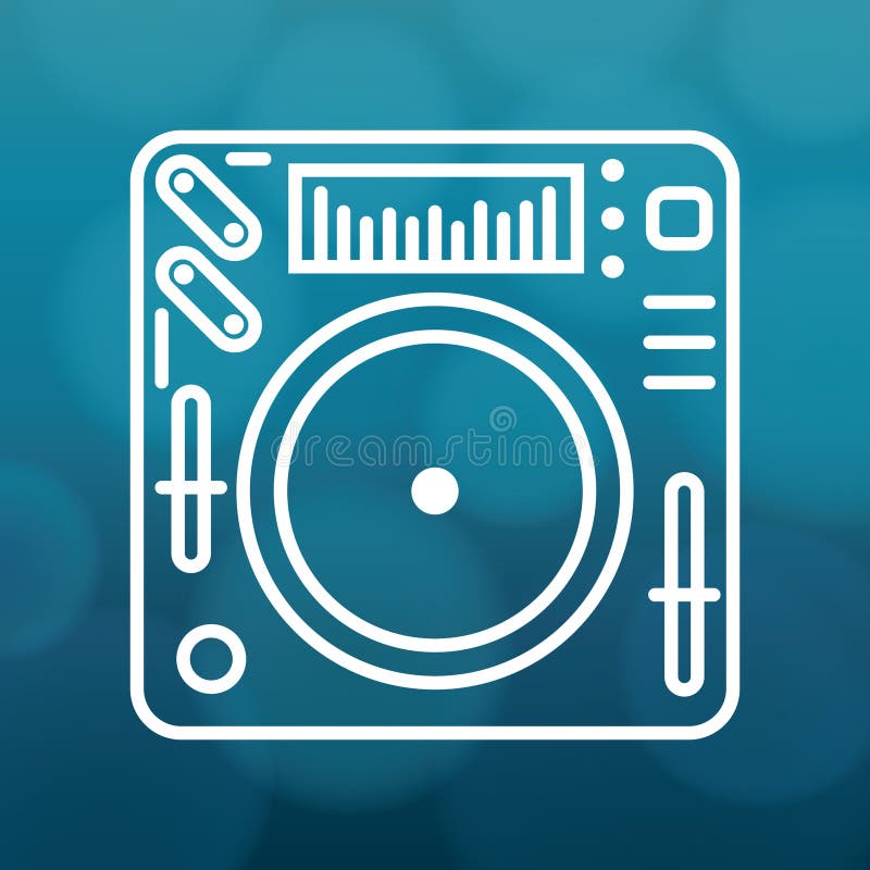 Dj Console. Vector Illustration Decorative Design Stock Vector ...