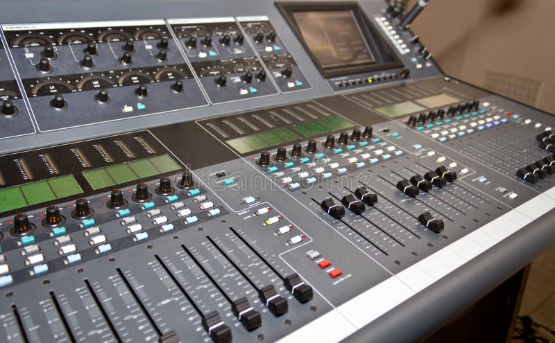 DJ control panel stock image. Image of digital, display - 22380079