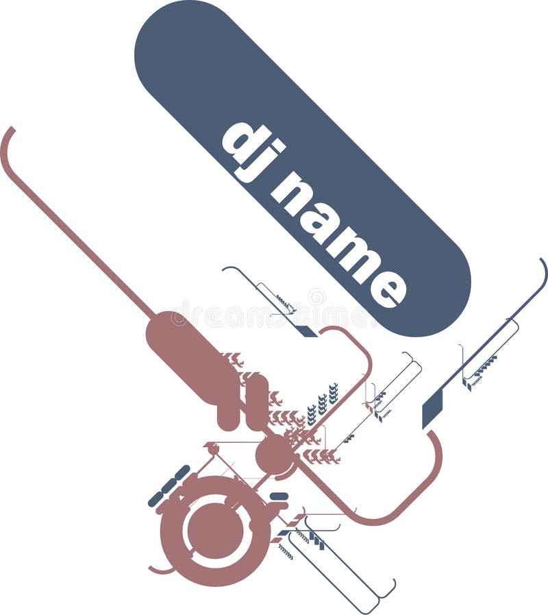 Dj objects stock vector. Illustration of entertainment - 9748386