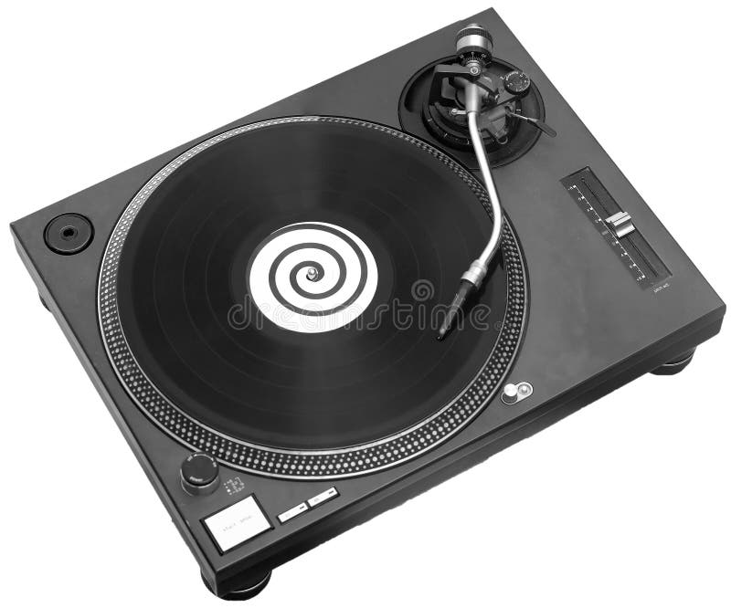 DJ Deck stock photo. Image of spiral, electronic, cartridge - 10142638