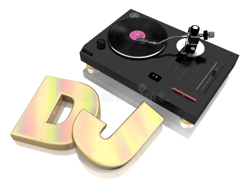 DJ decks concept stock illustration. Illustration of deck - 21190729