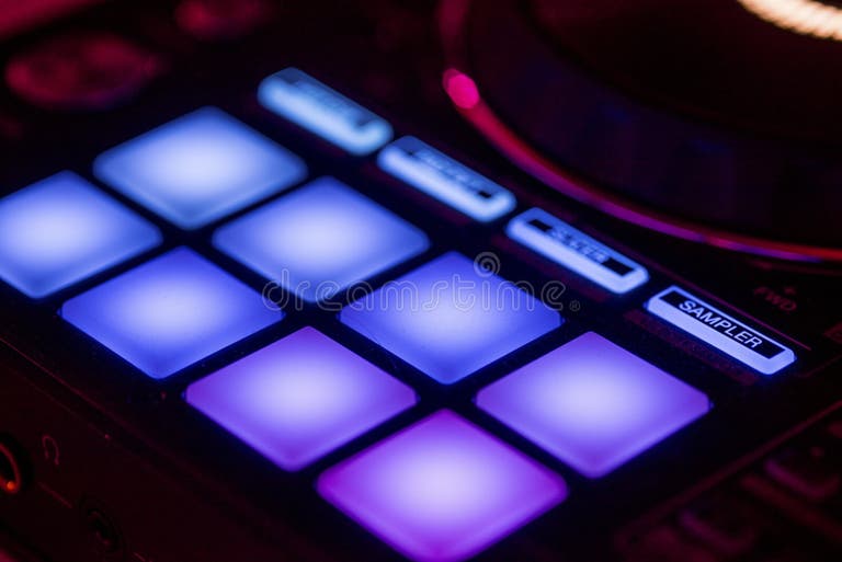 Dj decks control panel stock image. Image of board, studio - 69317925
