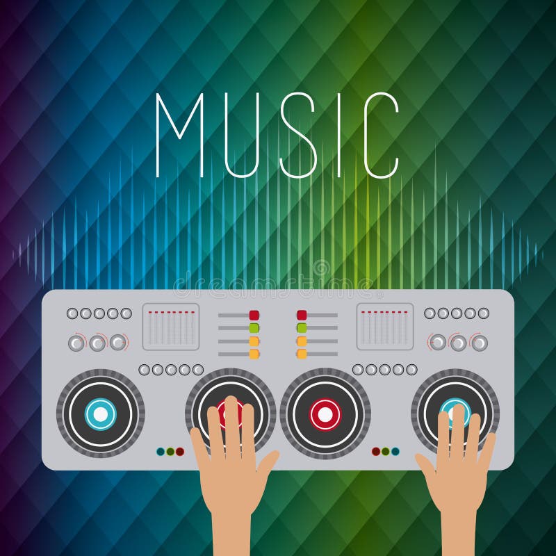 Dj Hands Stock Illustrations – 379 Dj Hands Stock Illustrations ...