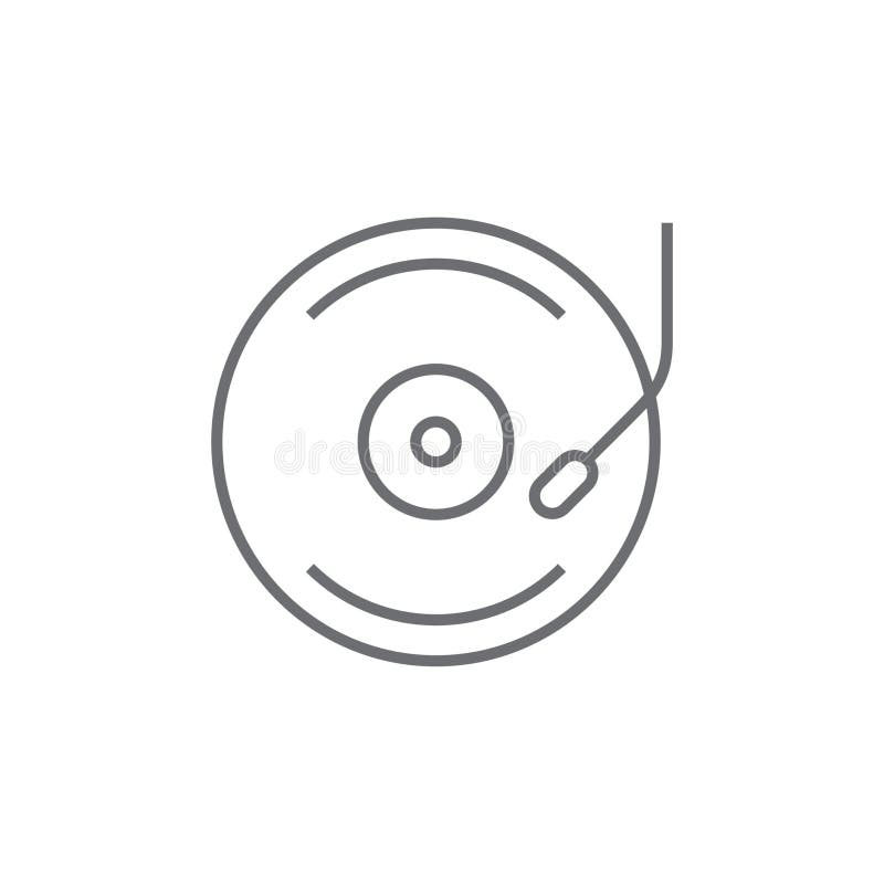 Dj Disc. Vector Illustration Decorative Design Stock Vector ...