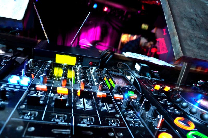 DJ Equipment stock photo. Image of blurred, music, night - 20903778