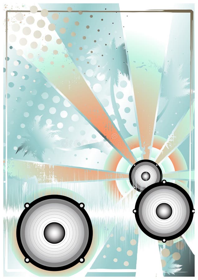 Golden Dj Poster Background Stock Illustrations – 109 Golden Dj Poster ...