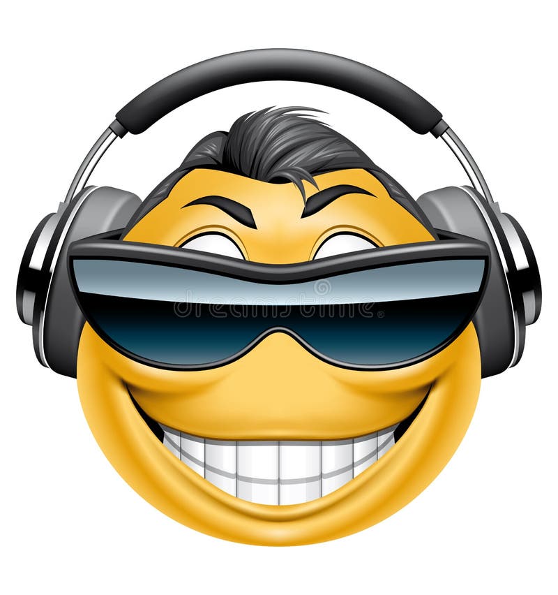 Emoticon Dj Ilustraciones Stock, Vectores, Y Clipart – (629 ...
