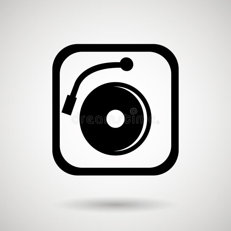 Dj icon design stock illustration. Illustration of audio - 68126752