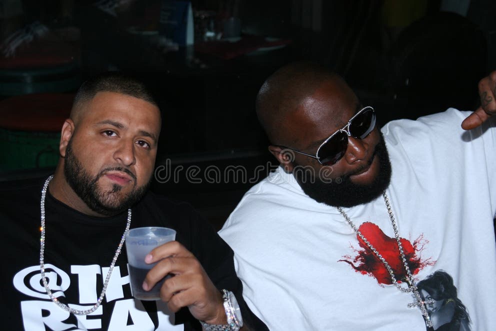 DJ Khaled y Rick Ross imagen de archivo editorial. Imagen de rapero ...