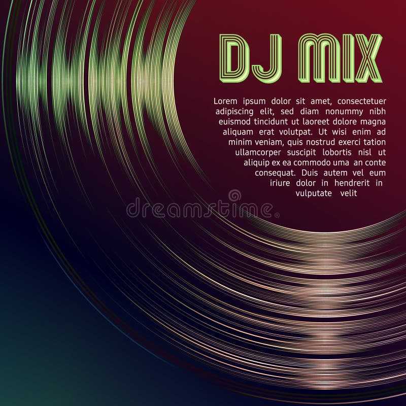 Logo DJ Template Design. Vector EPS 10 Stock Illustration ...
