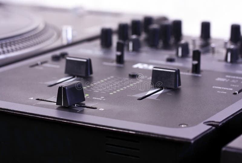 Dj Mixer stock image. Image of groove, powersupply, records - 9061039