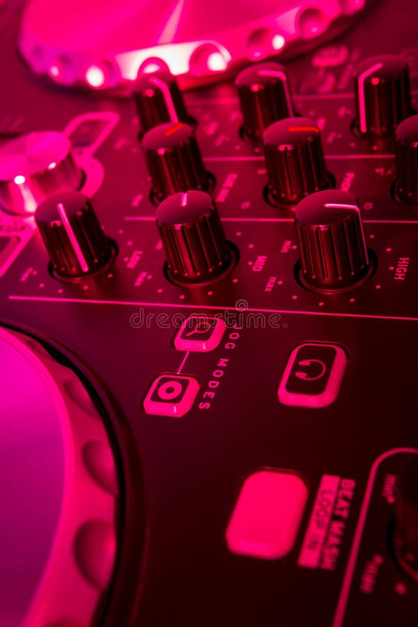 Dj mixer stock photo. Image of musical, club, entertainment - 34824832
