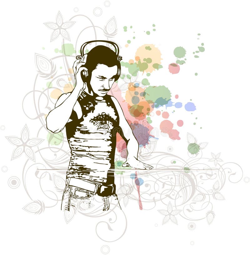 Music Colors Background Shows Instruments Songs and Frequencies Stock ...