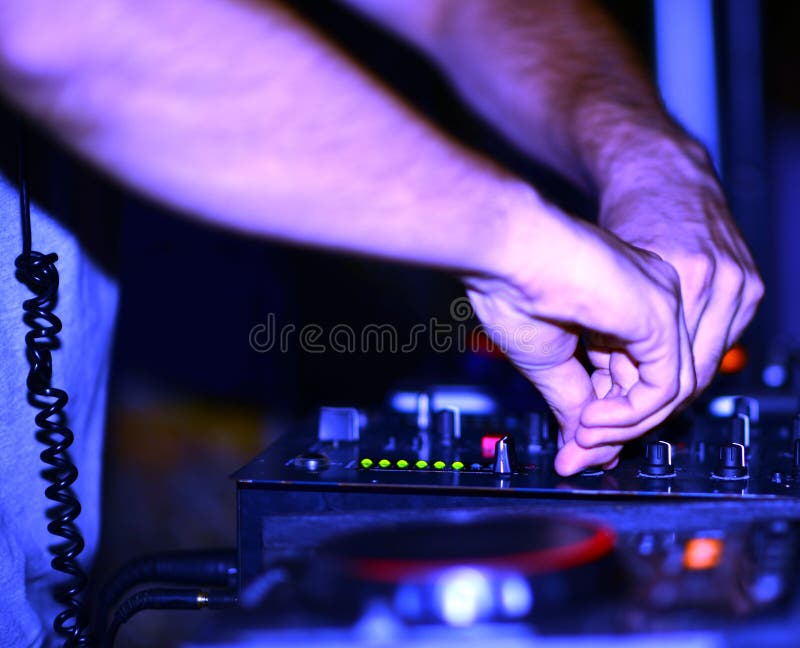DJ Music night club stock image. Image of group, club - 146703157