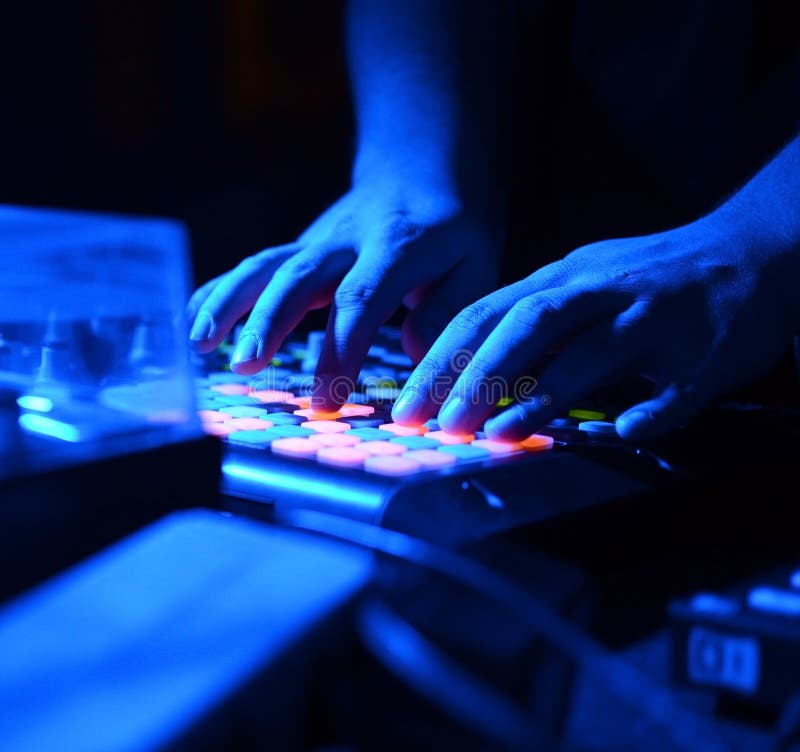 DJ Music night club stock photo. Image of dance, disc - 146703064