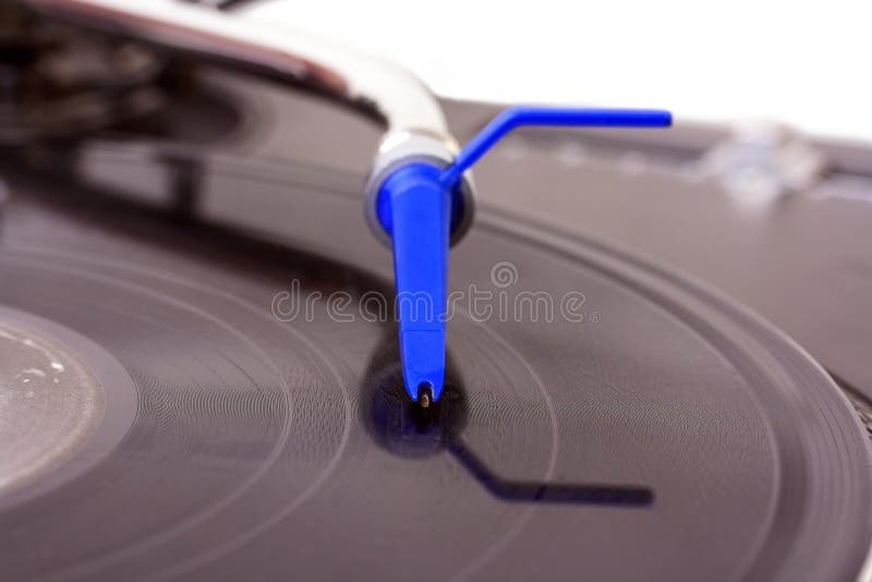 Dj needle stock image. Image of blue, discotheque, disco - 9061043