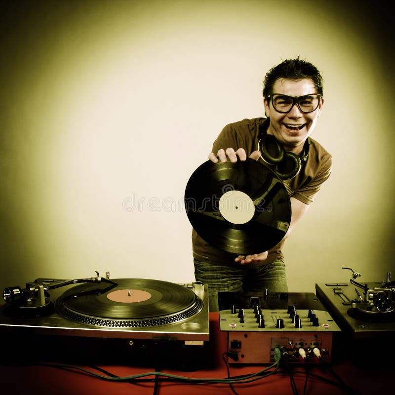 Dj playing stock photo. Image of floor, macro, life, night - 13540078