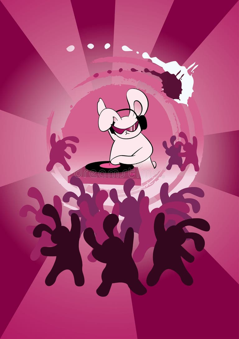 Disco Rabbit Stock Illustrations – 452 Disco Rabbit Stock Illustrations ...