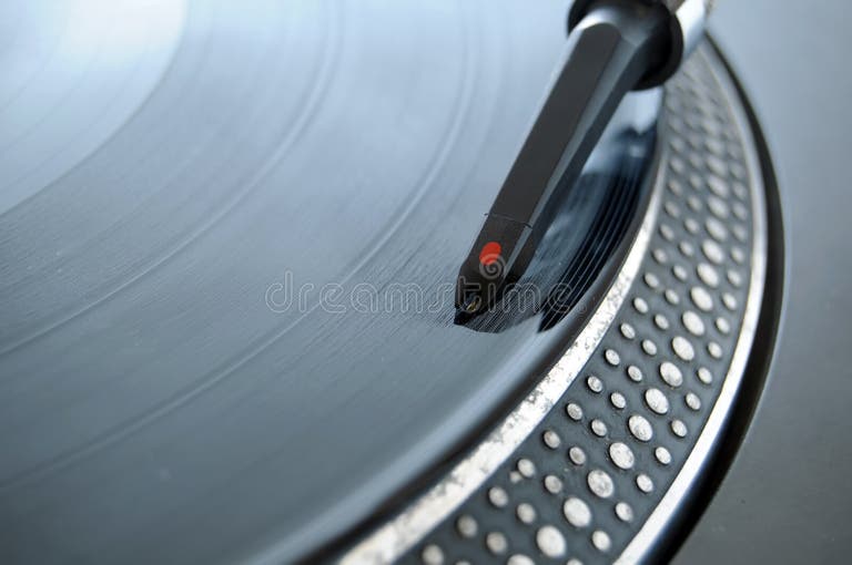 DJ Record Needle stock image. Image of mixing, copyspace - 17716655