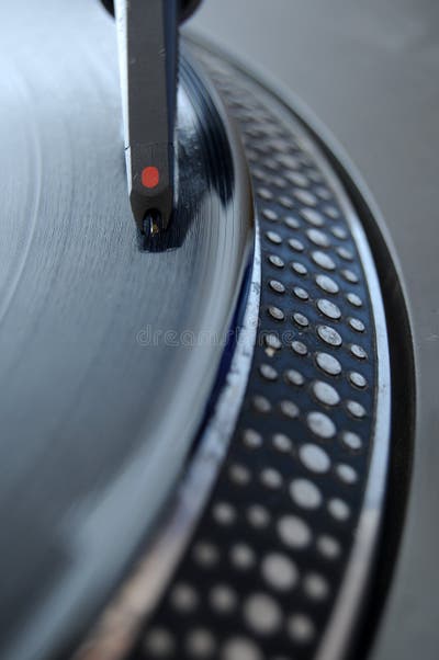 DJ Record Needle stock image. Image of closeup, color - 18007697