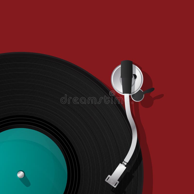 DJ record player icon stock vector. Illustration of music - 55007764