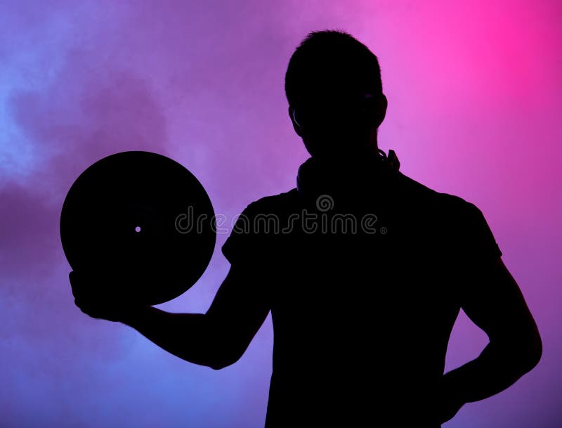 DJ stock photo. Image of male, disk, night, equipment - 46503174
