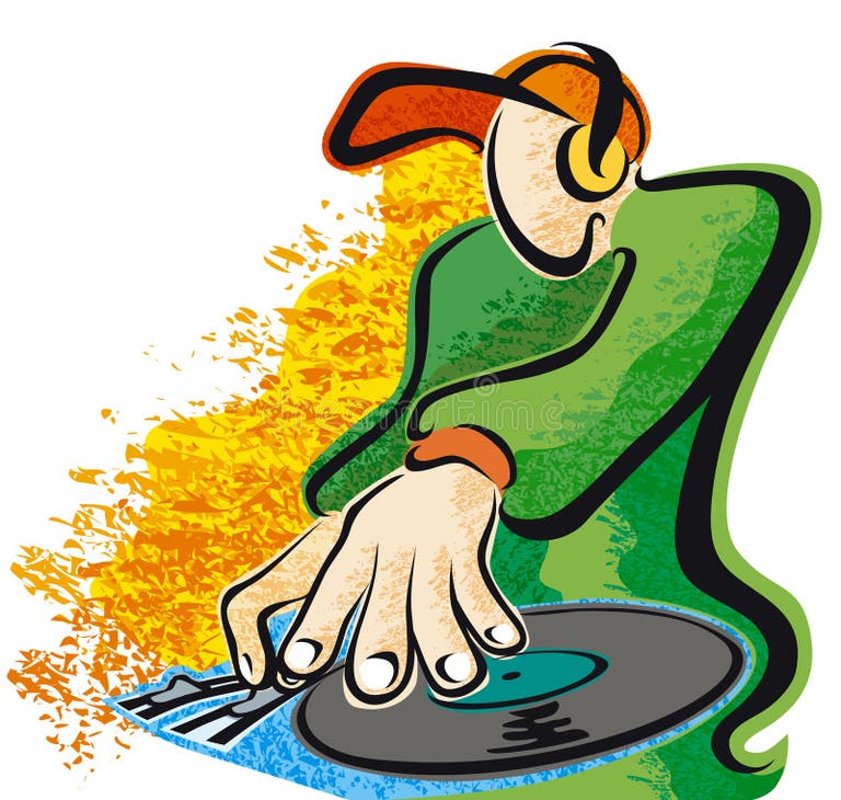 DJ texture stock vector. Illustration of power, discotheque - 3244163